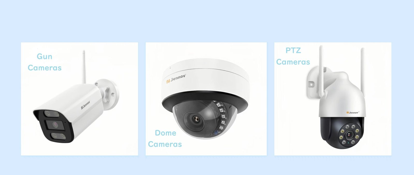 Gun machine vs dome camera vs PTZ Camera: Which one should you choose ...